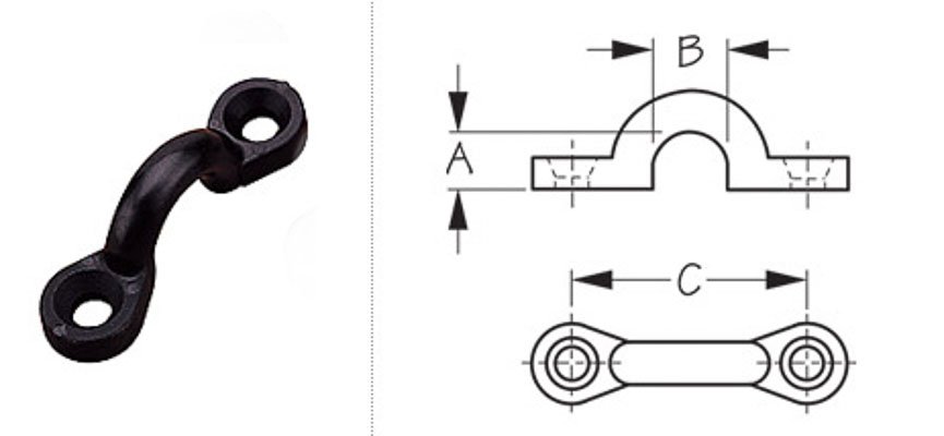 EYE STRAP LOOP / Pad Eye